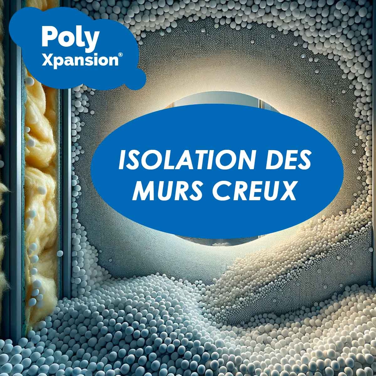White M1 Polystyrene Balls for Effective Insulation
